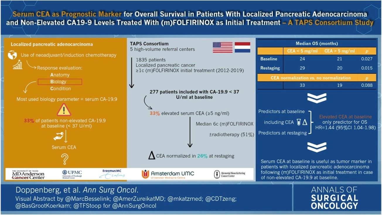 Serum CEA as a Prognostic Marker for Overall Survival in Patients with ...